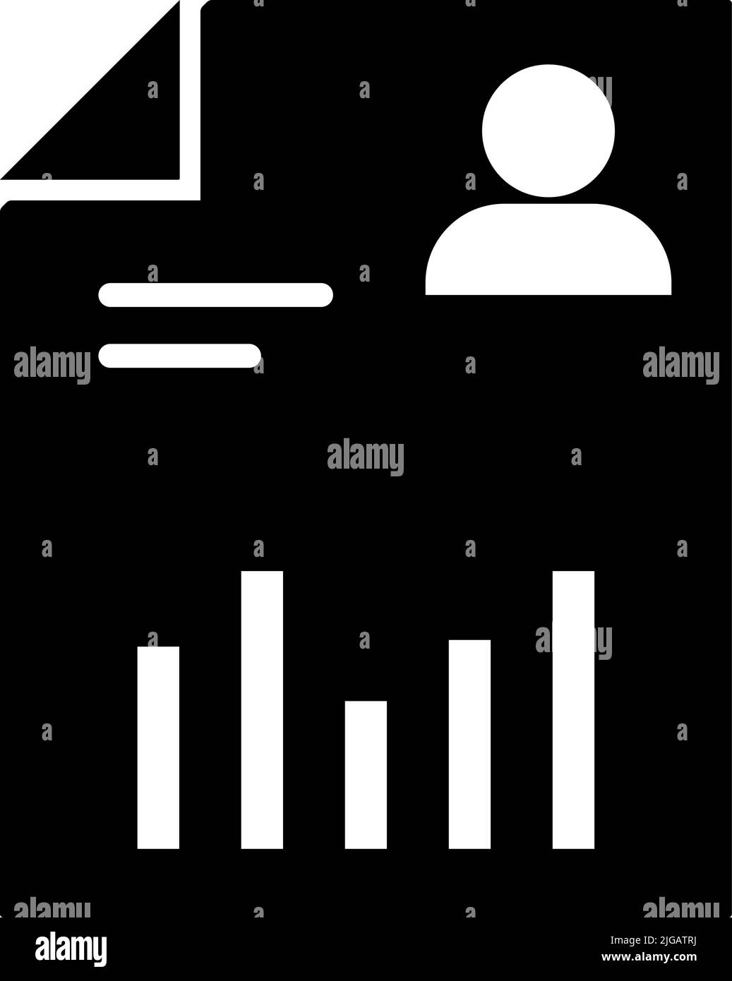 contract, cv icon. Simple glyph vector of business set for UI and UX ...