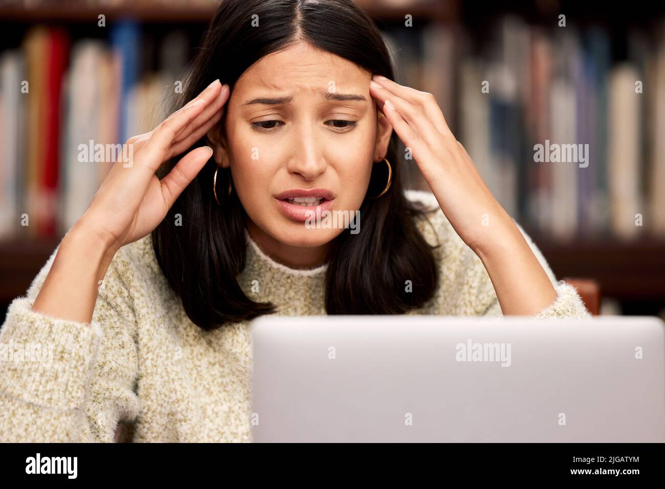 Unhappy college student hi-res stock photography and images - Alamy