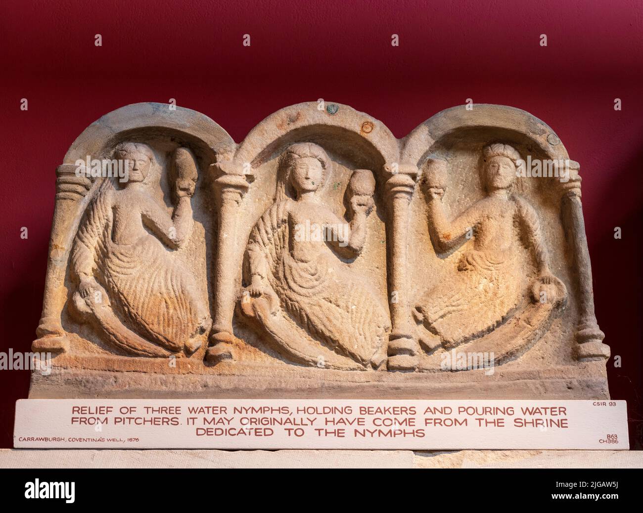 The “Three Water Nymphs” from Chesters Roman Museum on Hadrian’s Wall ...