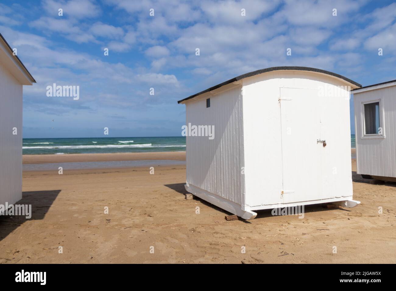 Denmark beach hut hi-res stock photography and images - Alamy