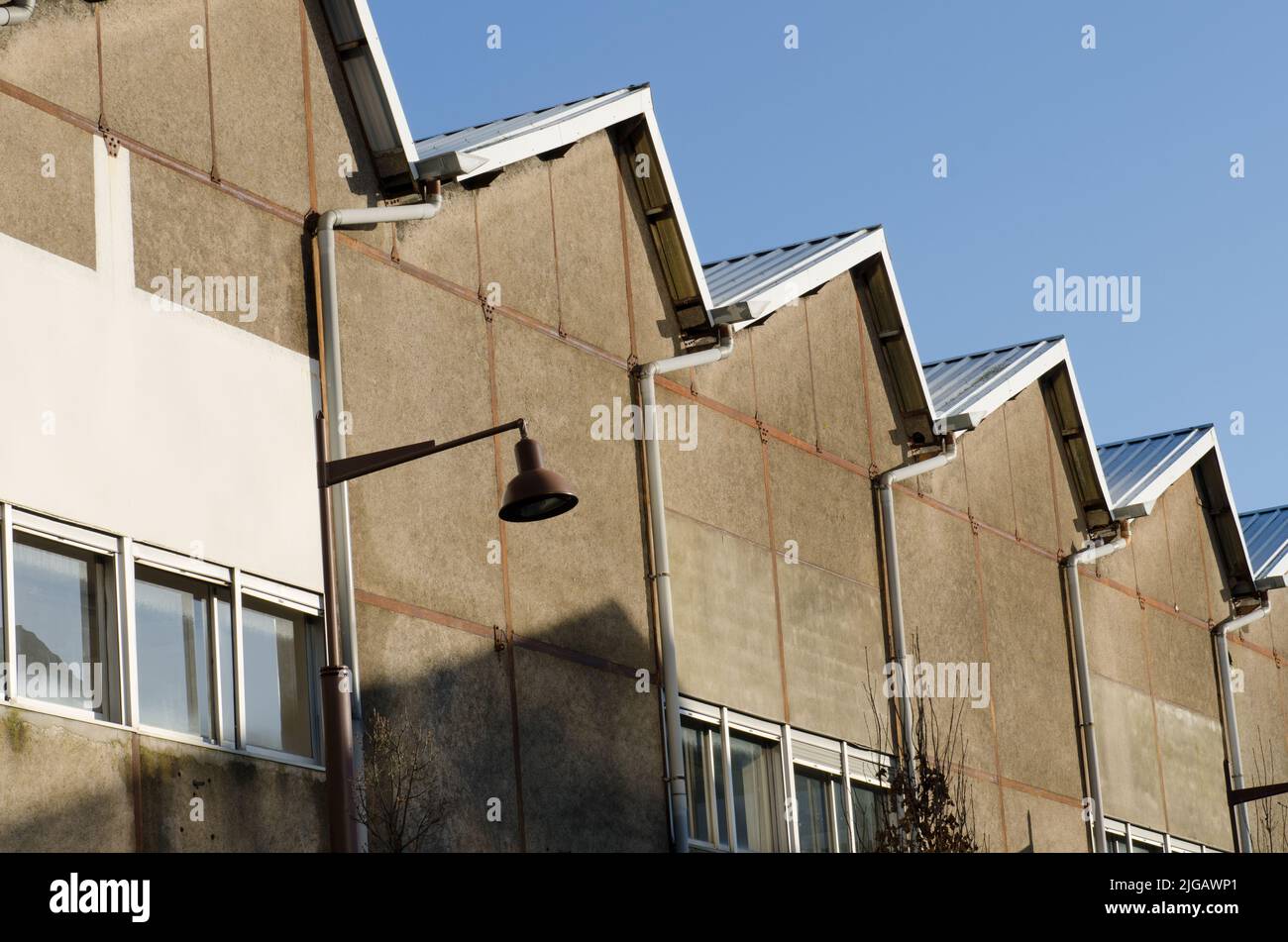 industrial building in Nantes, classical architecture Stock Photo - Alamy