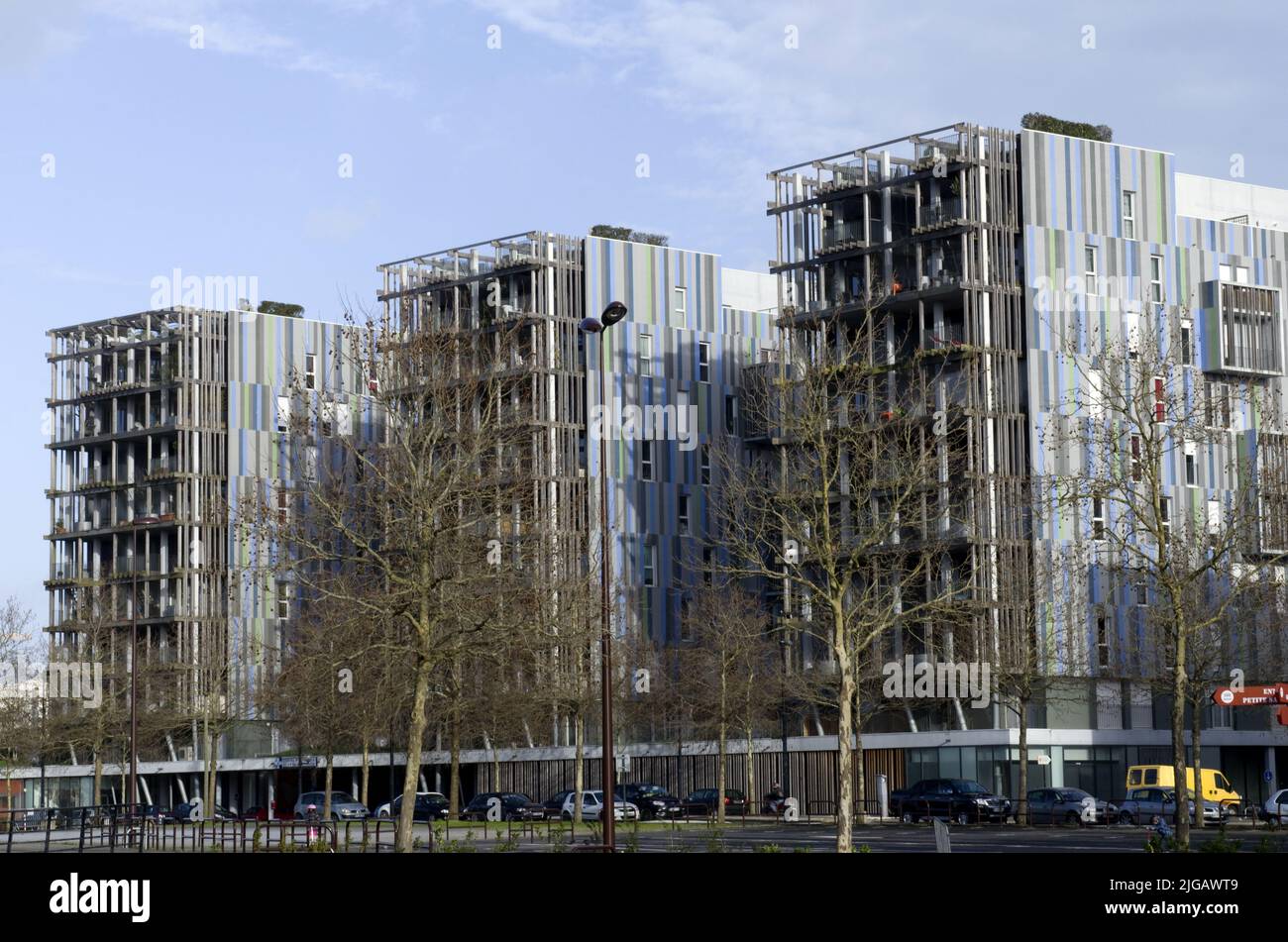 contemporary architecture in nantes, France Stock Photo - Alamy