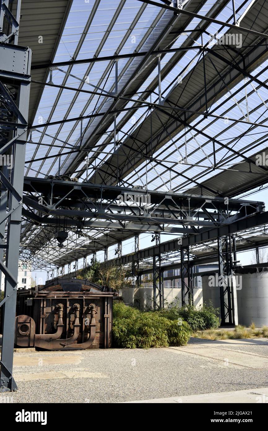 rehabilitation of an industrial building in nantes, france Stock Photo ...