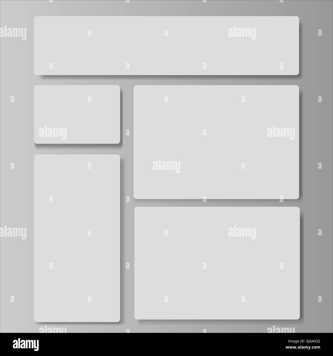 Templates collage six frames, photos, parts pictures, illustrations ...