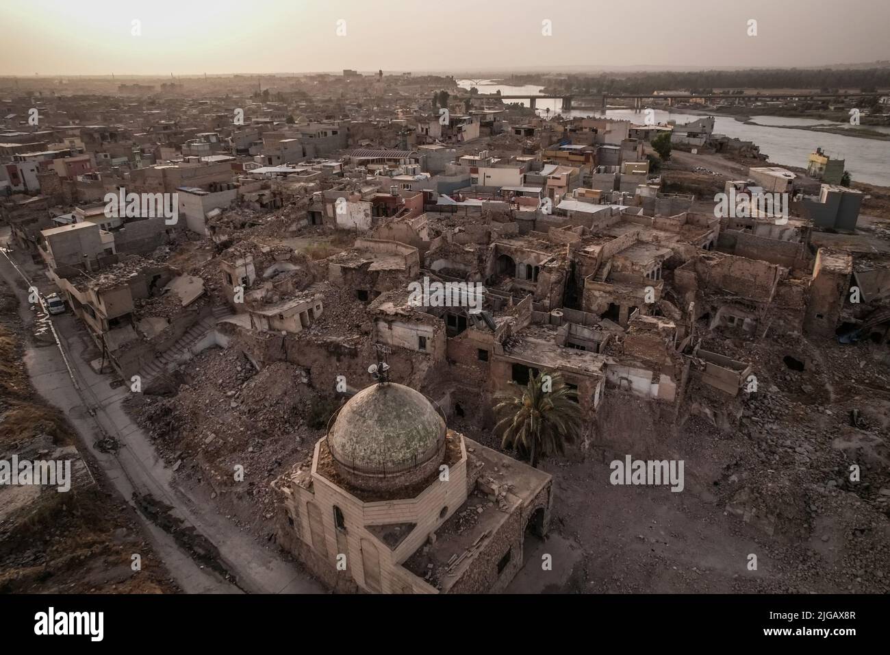 07 July 2022, Iraq, Mosul: A picture made available on 09 July 2022 ...