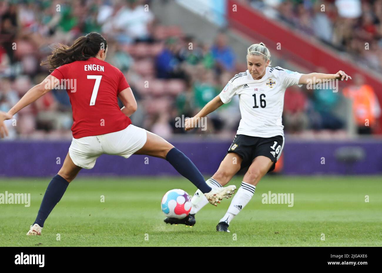 SOUTHAMPTON ENGLAND - JULY 07 : Nadene Caldwell(Glentoran)of Northern ...