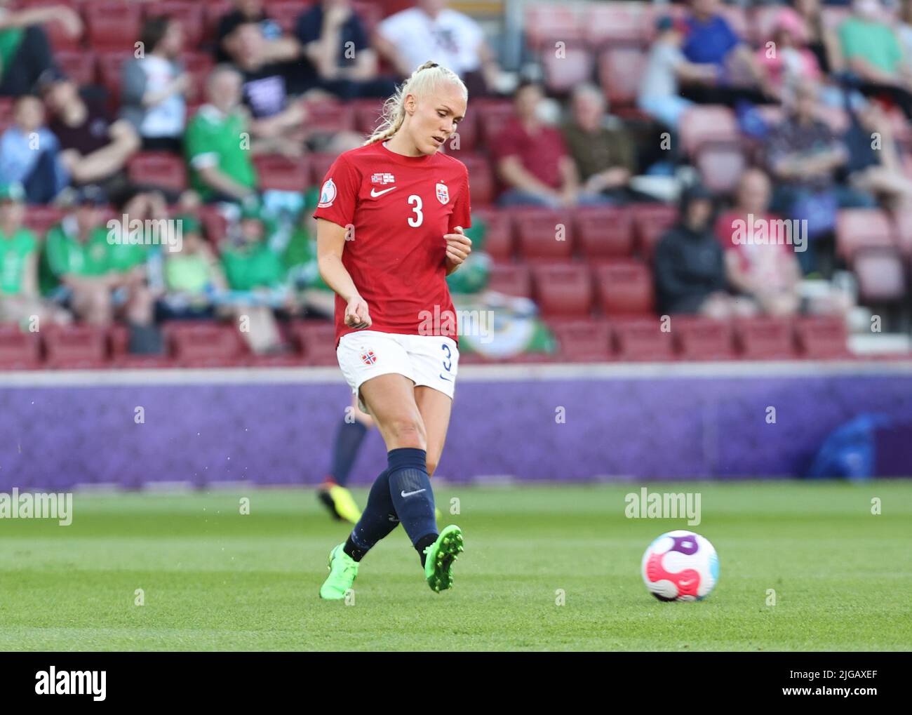SOUTHAMPTON ENGLAND - JULY 07 : Maria Thorisdottir of Norway during ...