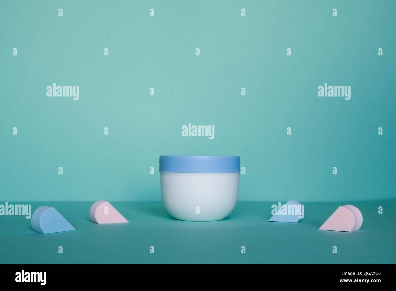 Pure white, plastic, container. Packaging, bottle template for ...