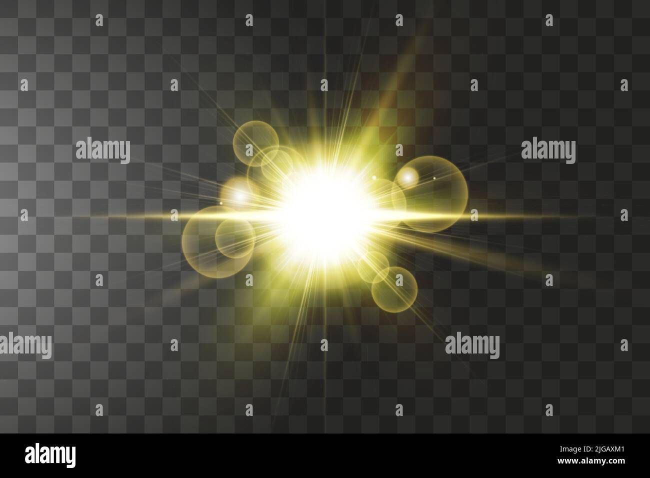 Vector transparent sunlight special lens flare light effect. Sun ...