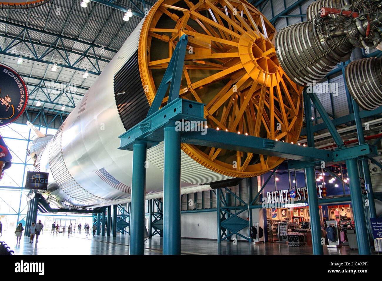Kennedy space center at night hi-res stock photography and images - Alamy