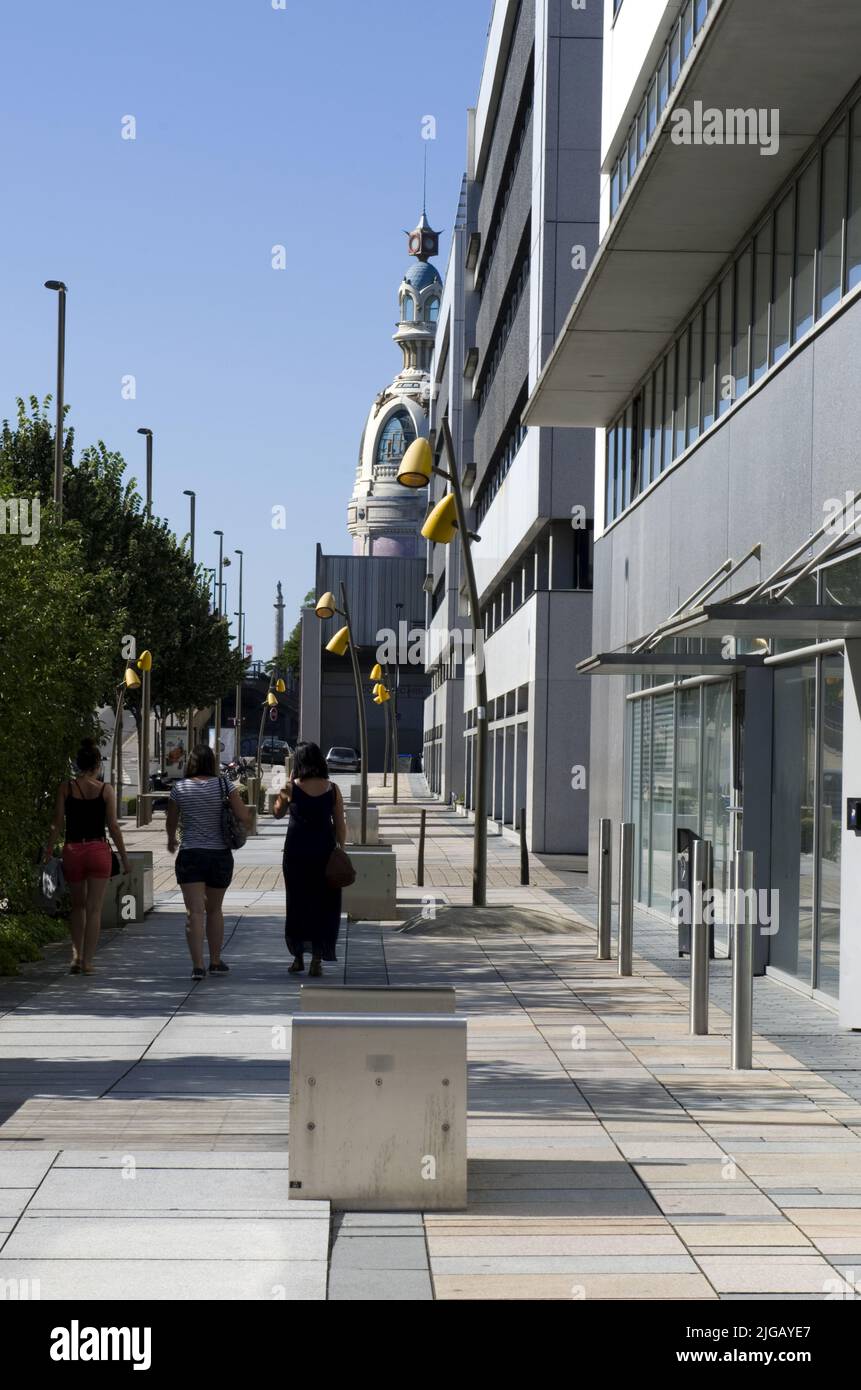 contemporary architecture in nantes, France Stock Photo - Alamy