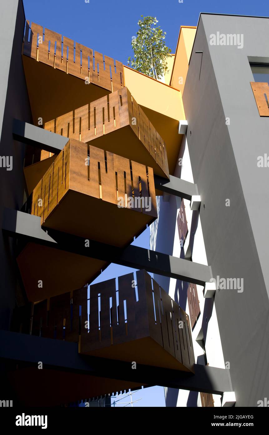 contemporary architecture in nantes, France Stock Photo - Alamy