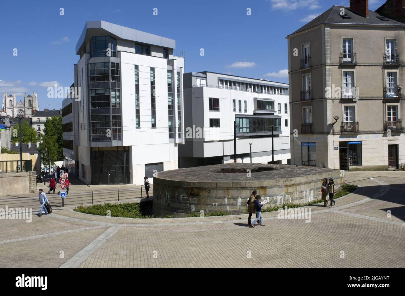 contemporary architecture in nantes, France Stock Photo - Alamy