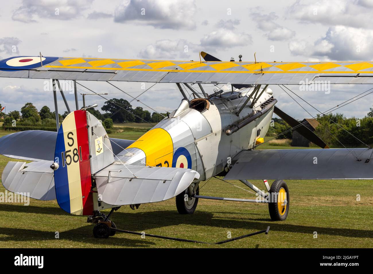 Hawker Nimrod Mk.I S1581 (G-BWWK) on display at the Fly Navy Airshow ...