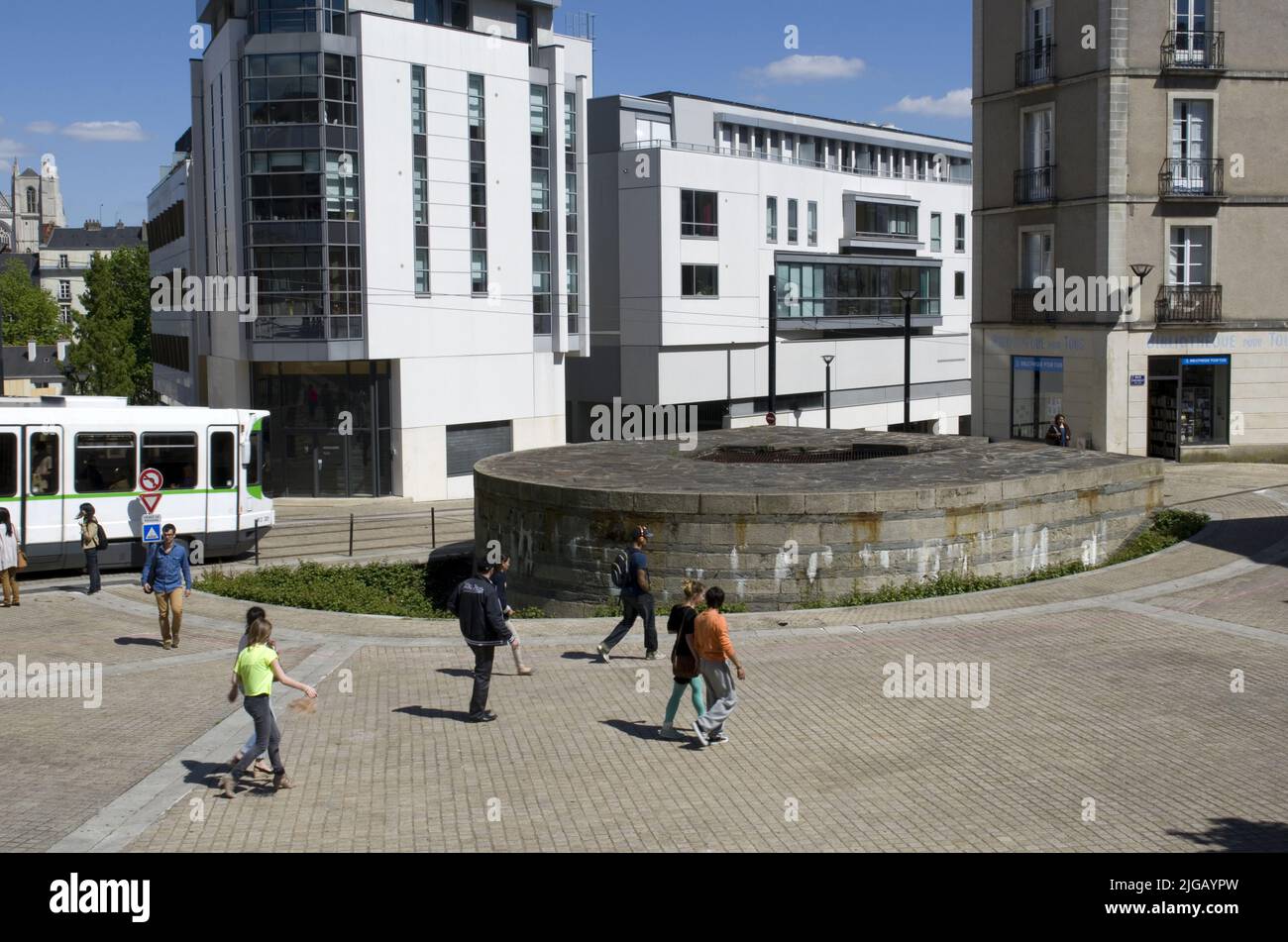 contemporary architecture in nantes, France Stock Photo - Alamy