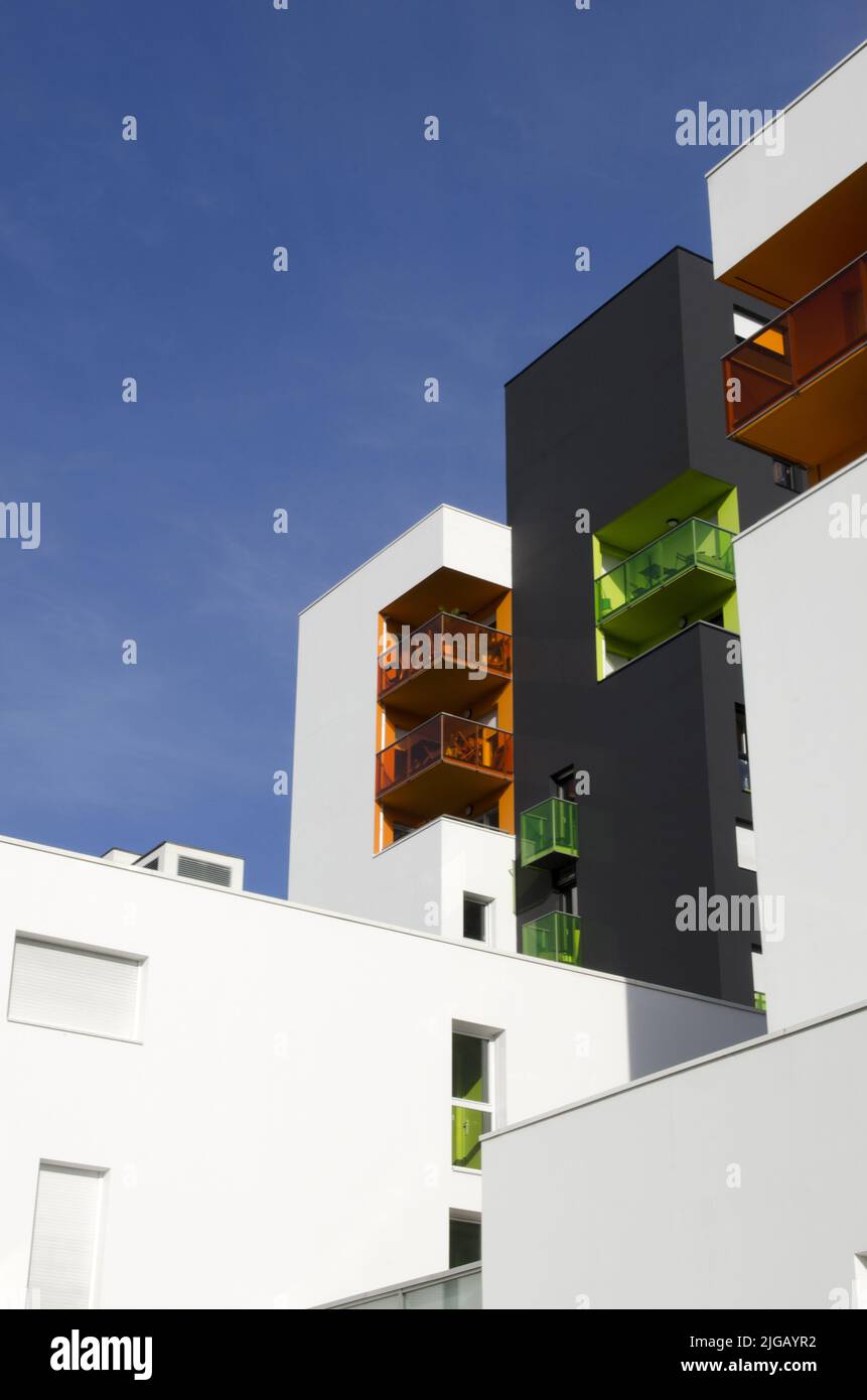 contemporary architecture in nantes, France Stock Photo - Alamy