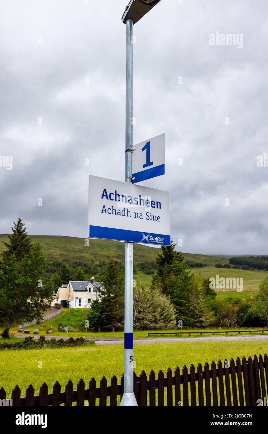Railroad station sign board hi-res stock photography and images - Alamy