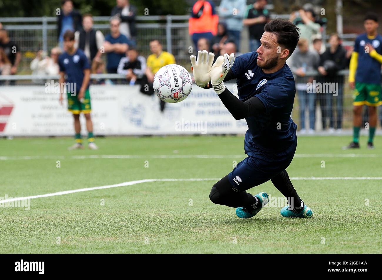 DEN HAAG, NETHERLANDS - JULY 9: Warming up of Luuk Koopmans of ADO Den ...
