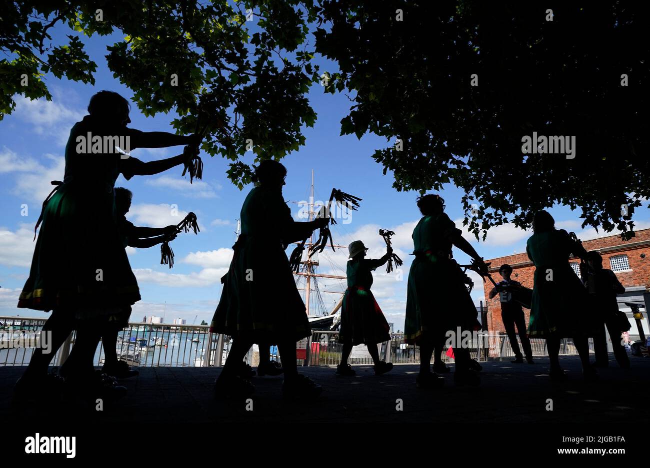Morrisdancers ampics hi-res stock photography and images - Alamy