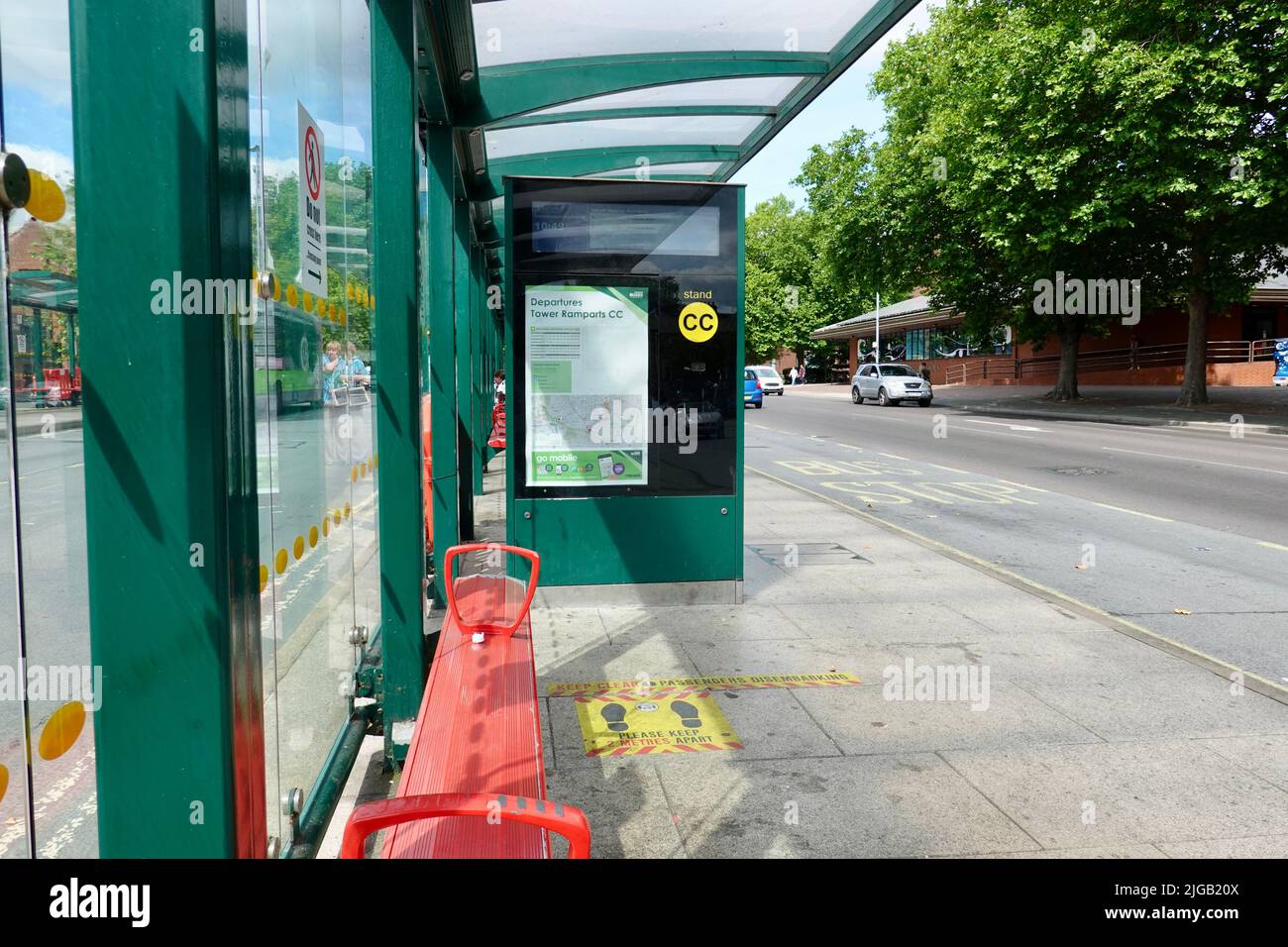 Ipswich, Suffolk, UK - 9 July 2022: Stand CC at Tower Ramparts bus ...