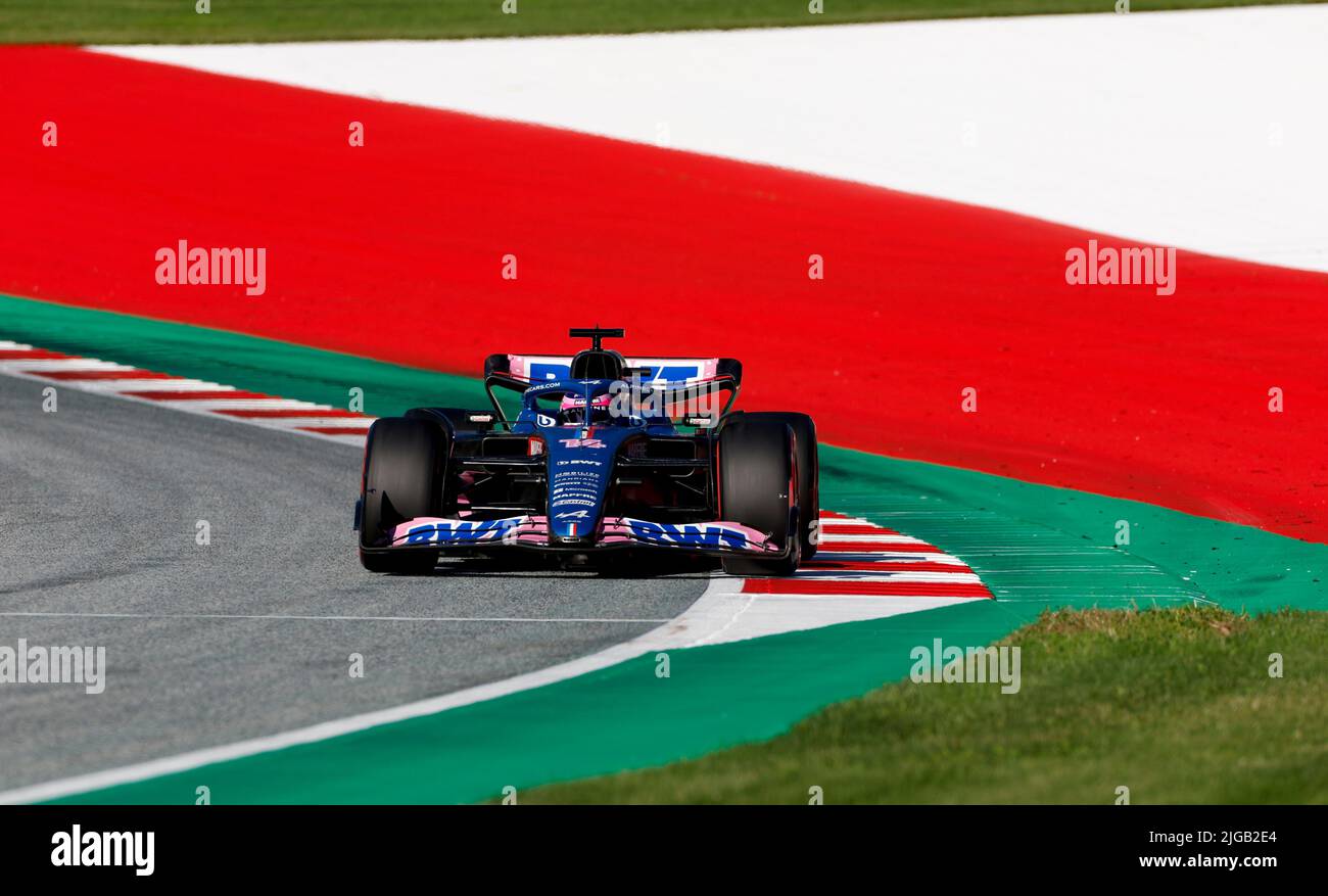 Spielberg, Austria. 8th July, 2022. #14 Fernando Alonso (ESP, BWT ...