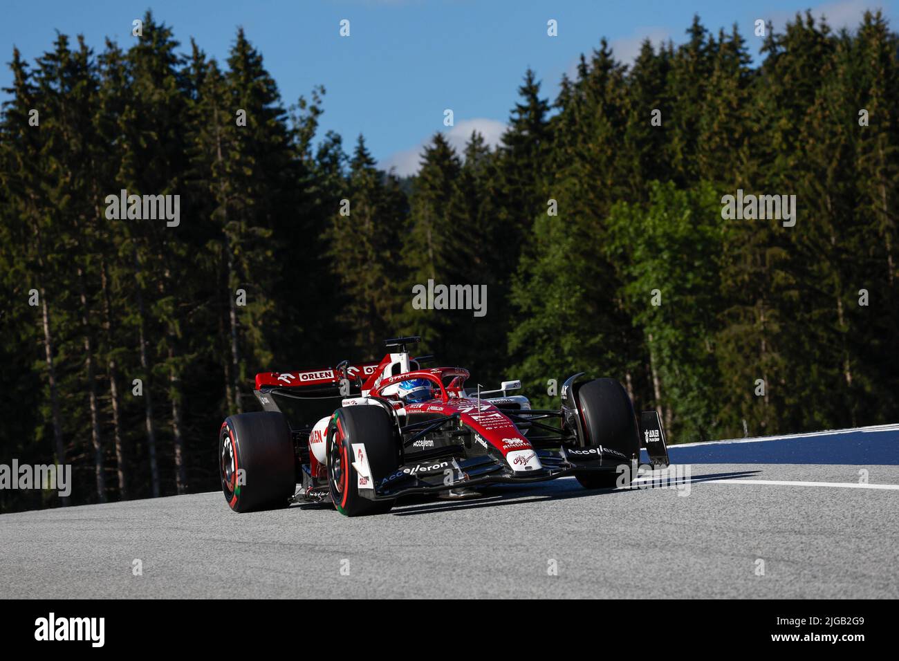 Spielberg, Austria. 8th July, 2022. #77 Valtteri Bottas (FIN, Alfa ...