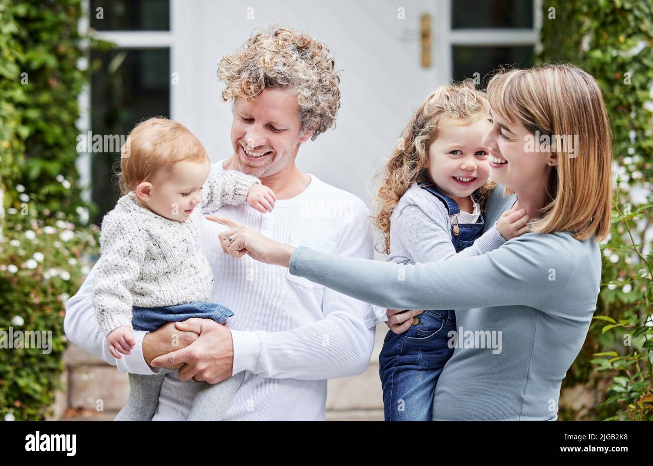 May we always be this happy. a beautiful family of four spending some ...