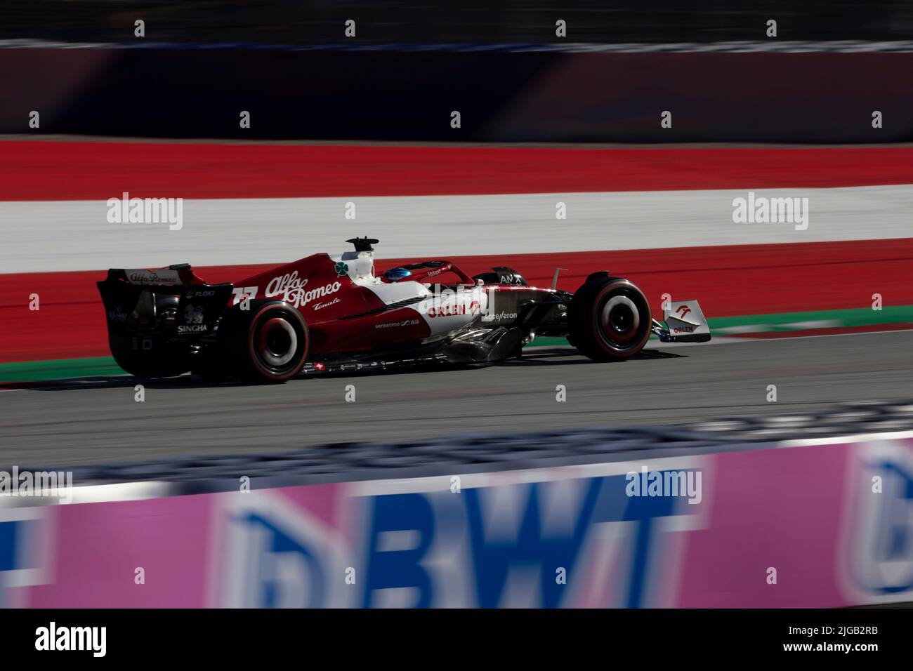 Spielberg, Austria. 8th July, 2022. #77 Valtteri Bottas (FIN, Alfa ...