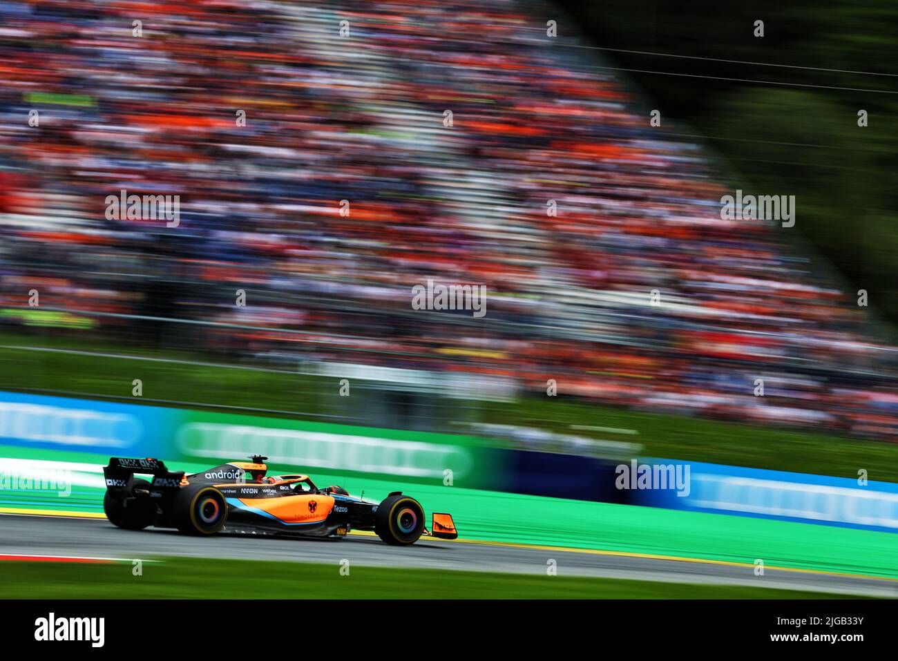 Daniel Ricciardo (AUS) McLaren MCL36. 09.07.2022. Formula 1 World ...