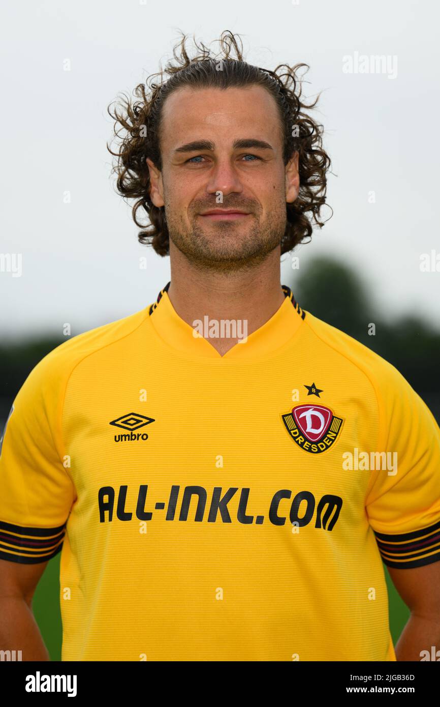 Dresden, Germany. 07th July, 2022. Soccer; 3. Liga team photo session ...