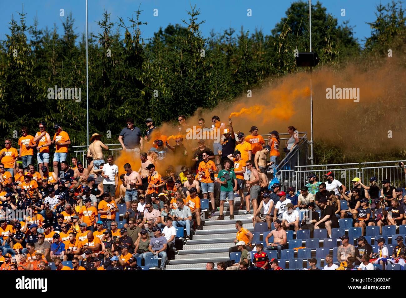 Spielberg, Austria. 8th July, 2022. Dutch fans "Orange Army", F1 Grand ...