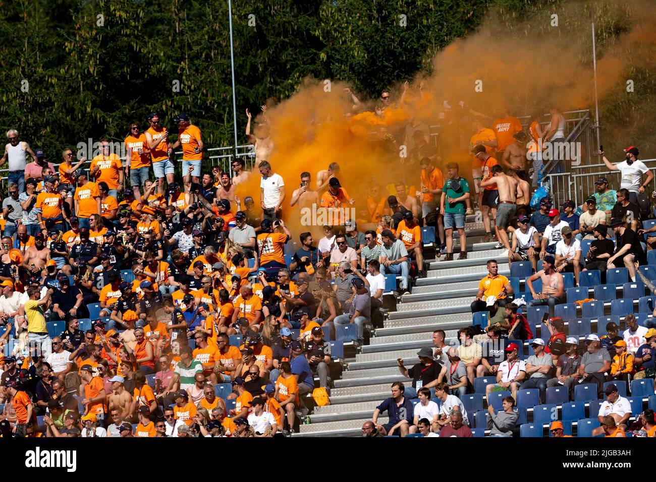 Spielberg, Austria. 8th July, 2022. Dutch fans "Orange Army", F1 Grand ...