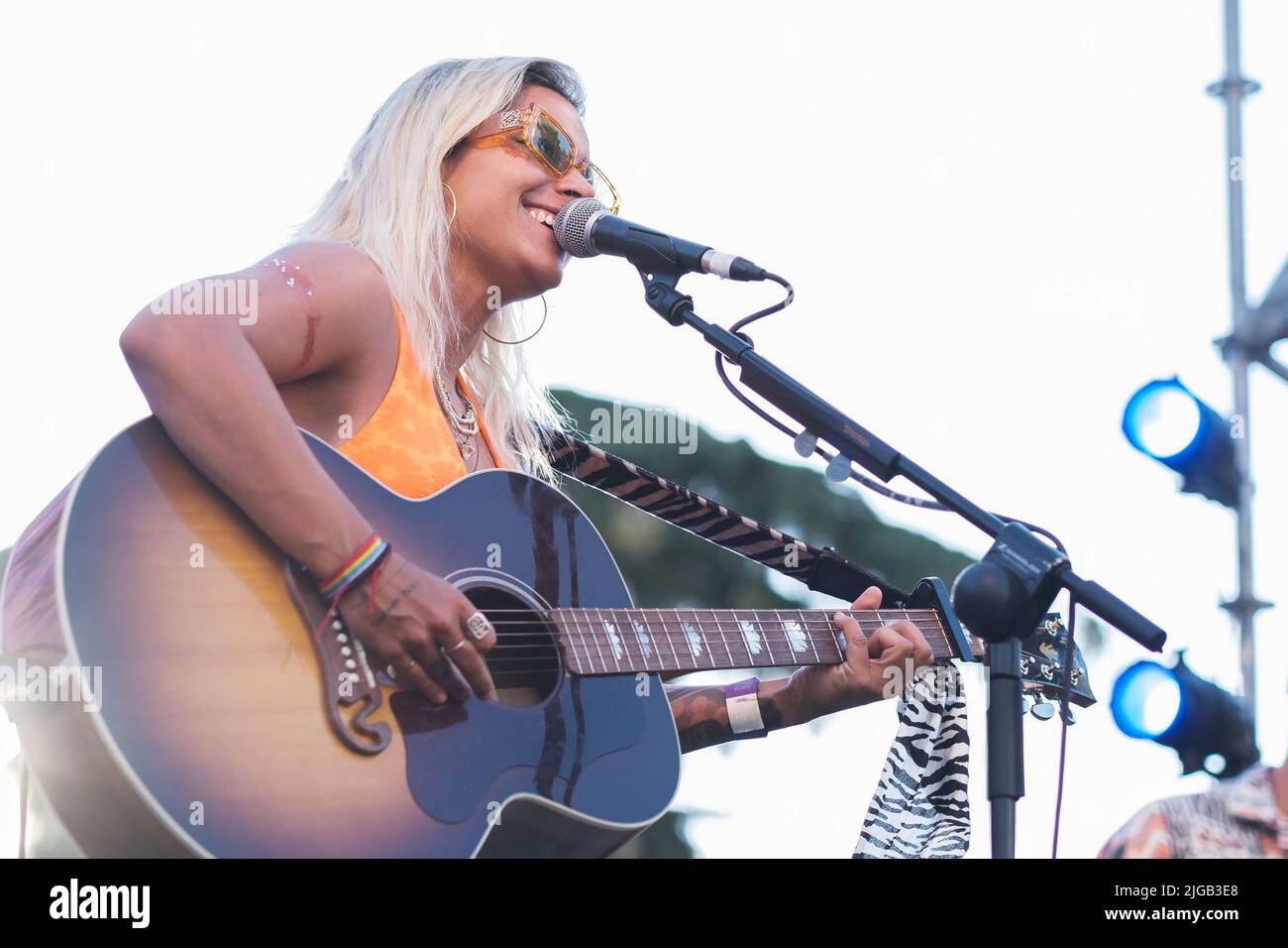 Singer Yoly Saa performs at the LGTB Pride Mado Gay Pride day 3 Speech ...