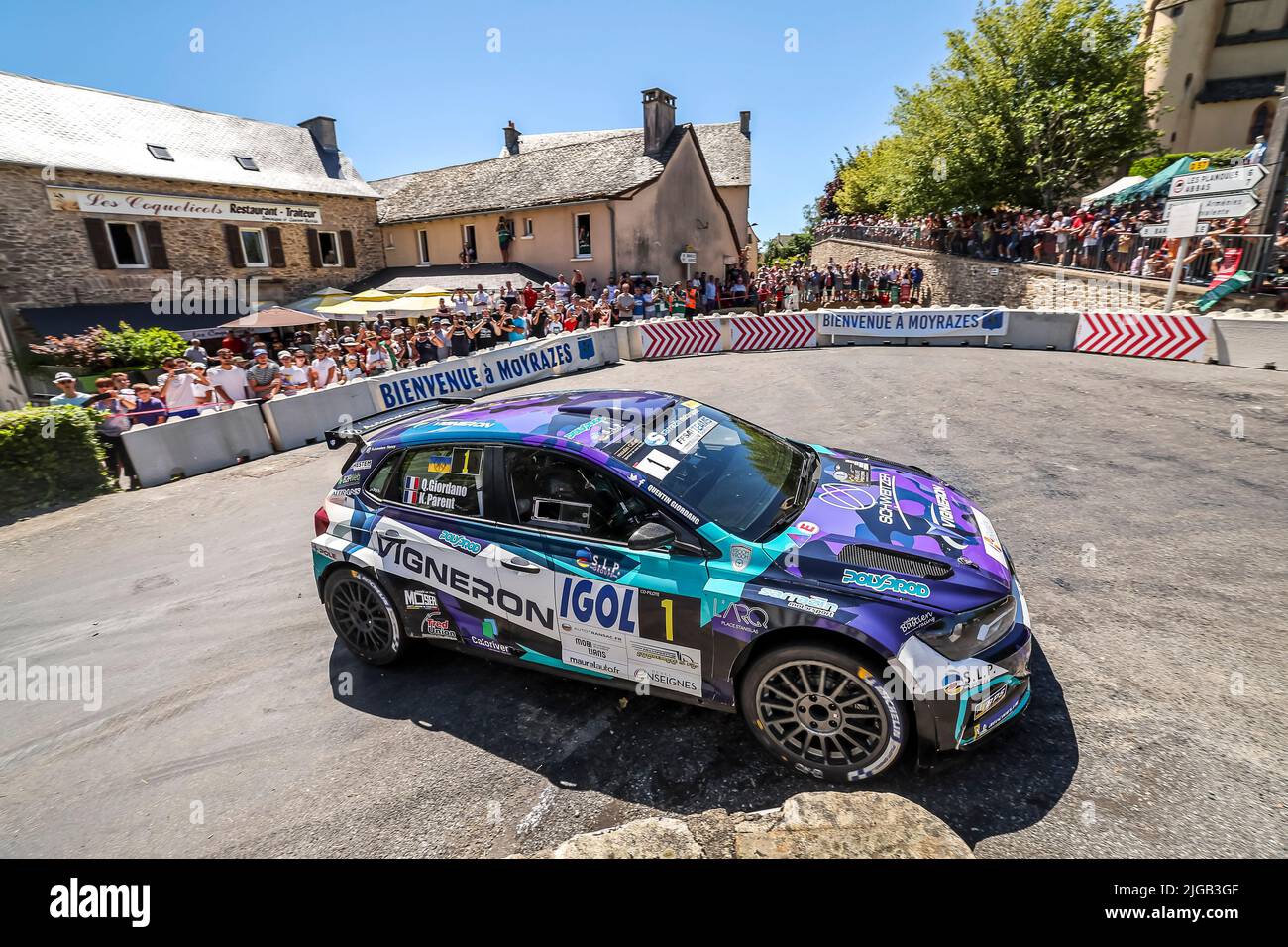 01 GIORDANO Quentin, PARENT Kevin, Volkswagen Polo GTI, action during ...