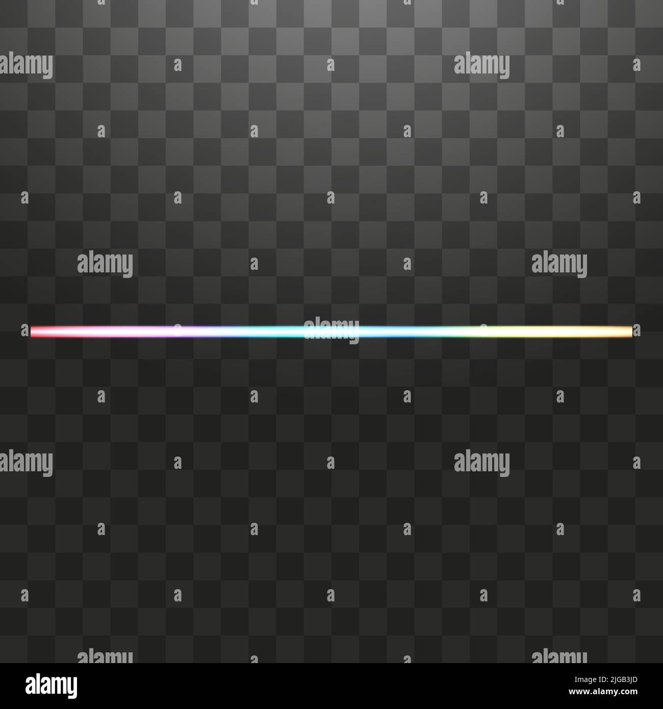 Gradient neon line frame. Glowing borders isolated on a transparent ...
