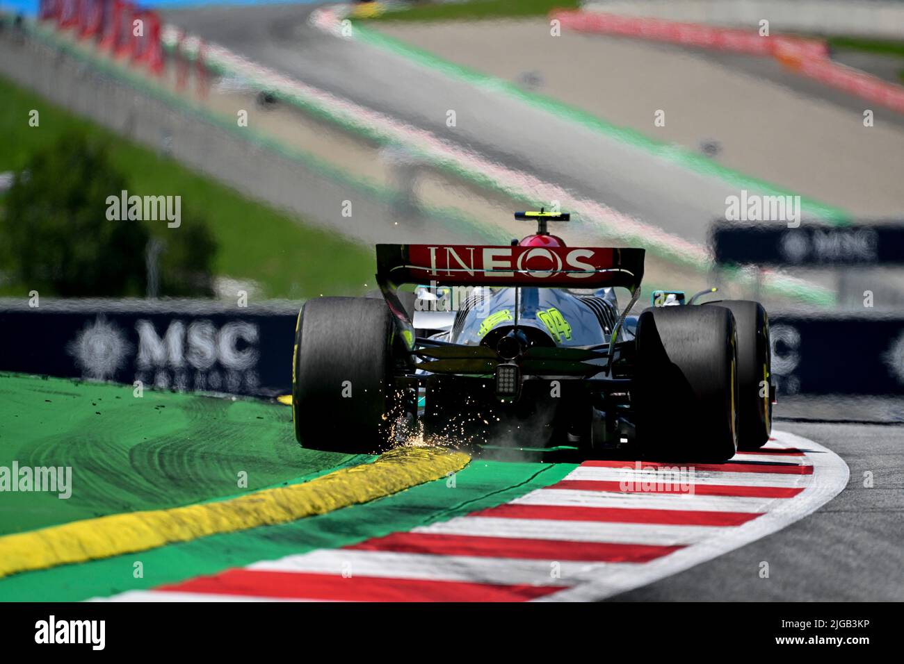 Spielberg, Austria. 8th July, 2022. #44 Lewis Hamilton (GBR, Mercedes ...