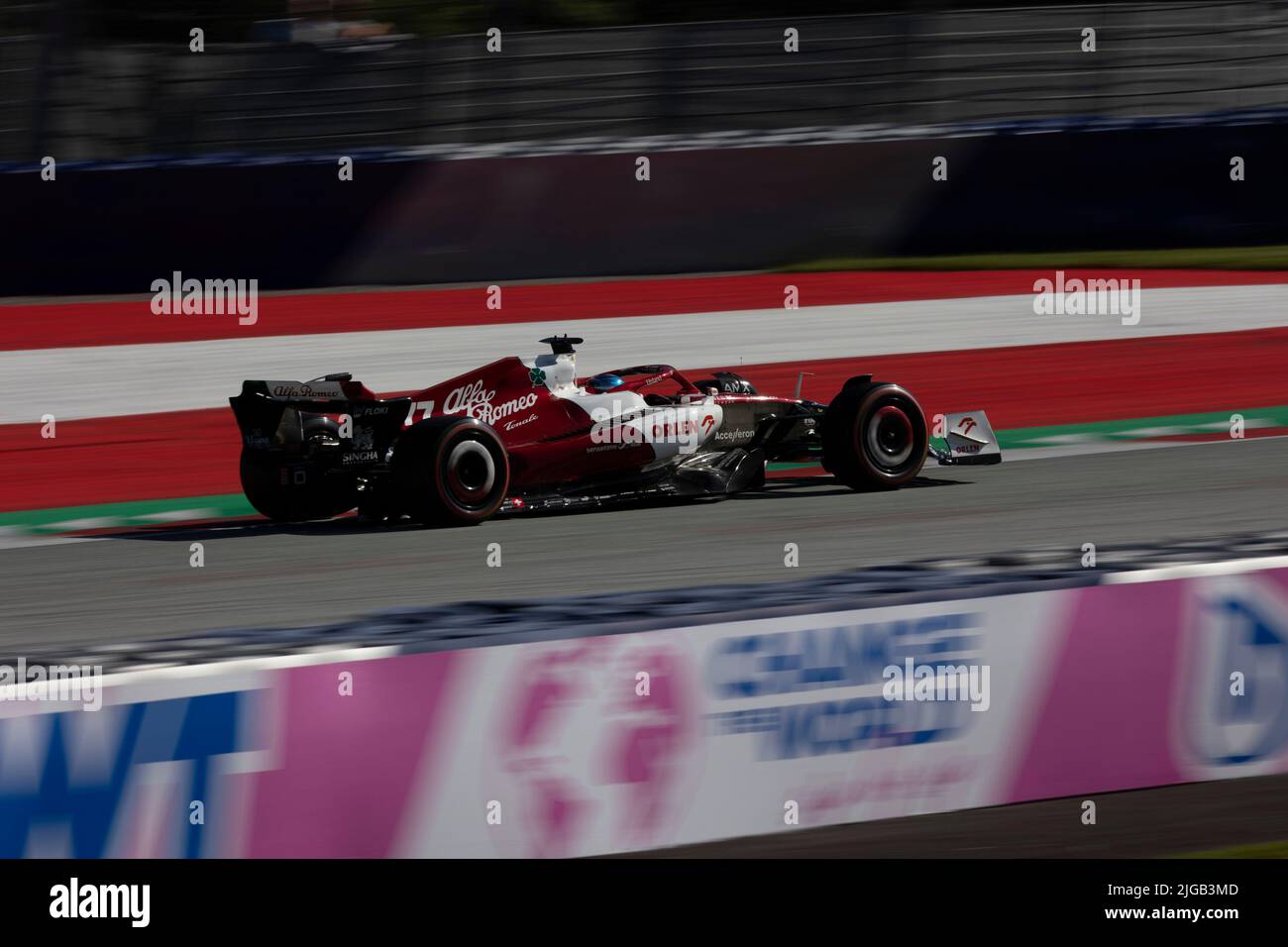 Spielberg, Austria. 8th July, 2022. #77 Valtteri Bottas (FIN, Alfa ...