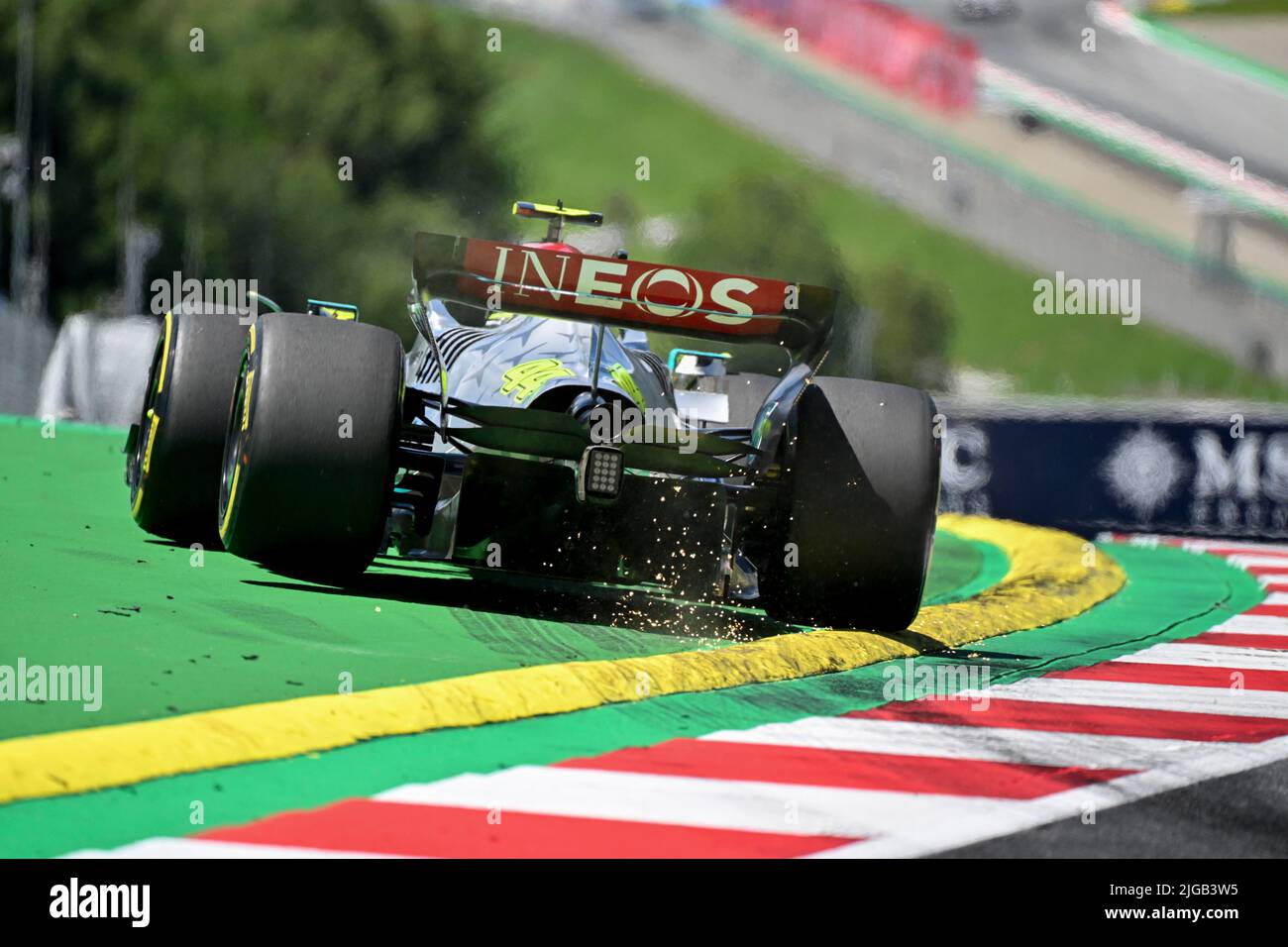 Spielberg, Austria. 8th July, 2022. #44 Lewis Hamilton (GBR, Mercedes ...