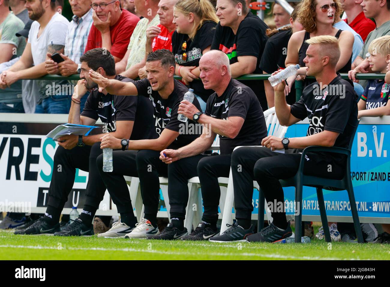 WEURT, NETHERLANDS - JULY 9: Coach Rogier Meijer of NEC during the Pre ...