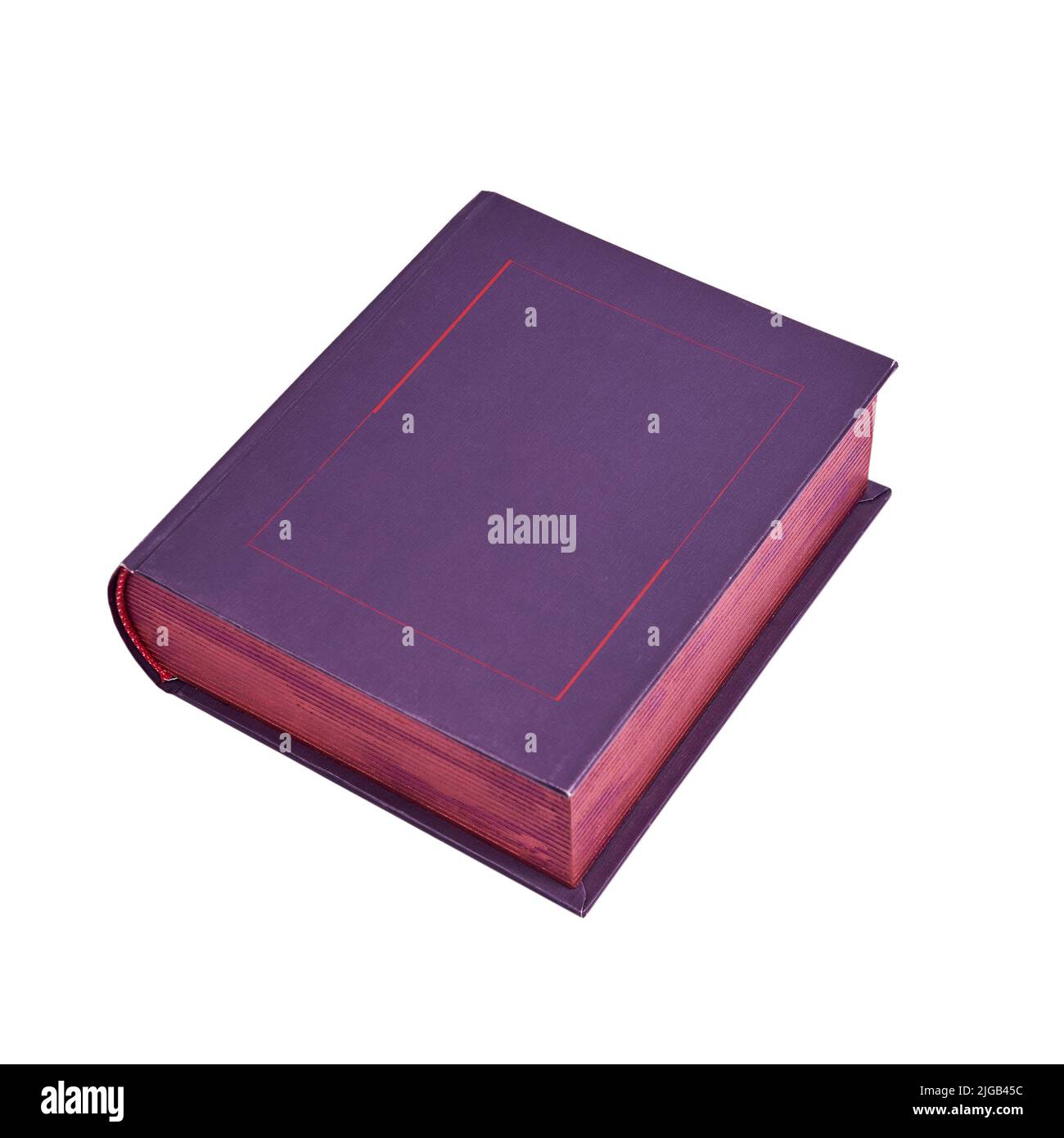 Big book isolated on white background Stock Photo - Alamy