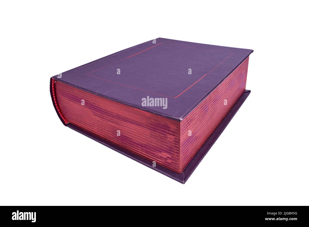 Big book isolated on white background Stock Photo - Alamy