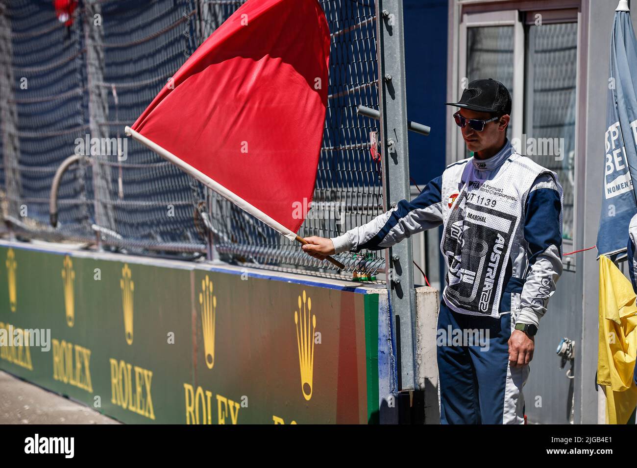 Spielberg, Austria. 8th July, 2022. Red flag, F1 Grand Prix of Austria ...