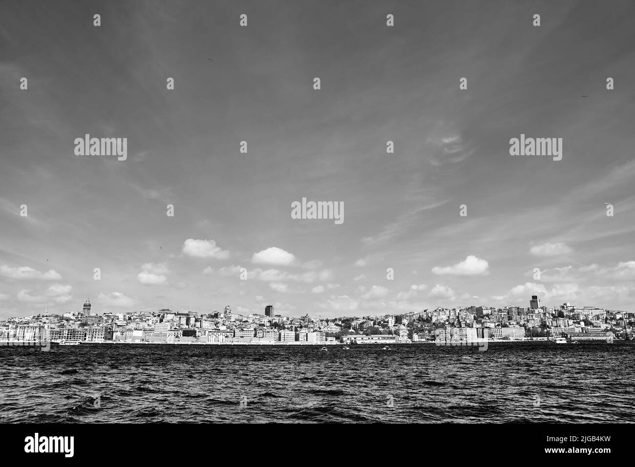 View sea from house Black and White Stock Photos & Images - Alamy