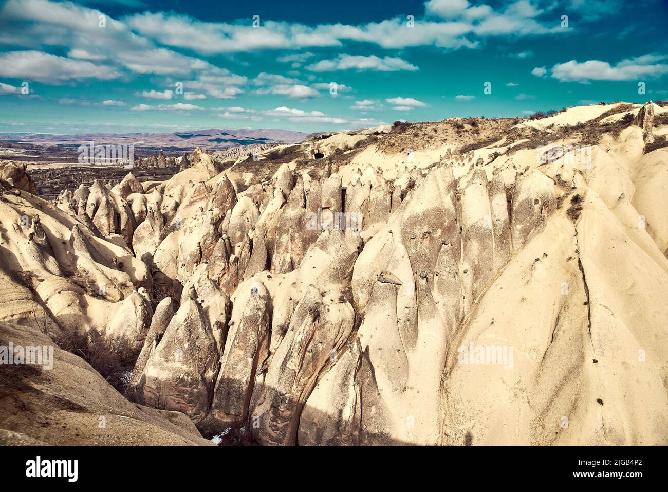 Cappadocia is a historical region in Central Anatolia, Turkey Stock ...