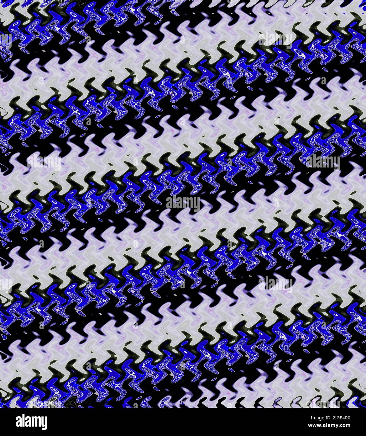 Abstract and contemporary digital art waves design Stock Photo - Alamy