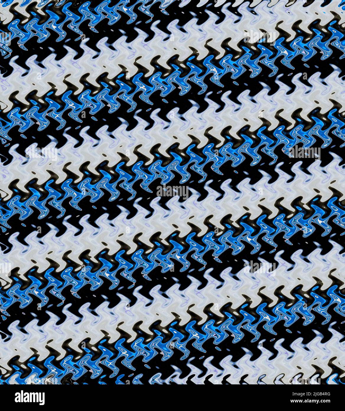 Abstract and contemporary digital art waves design Stock Photo - Alamy