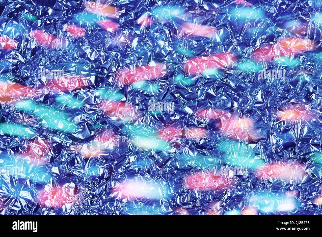 crumpled foil as an abstract background Stock Photo - Alamy