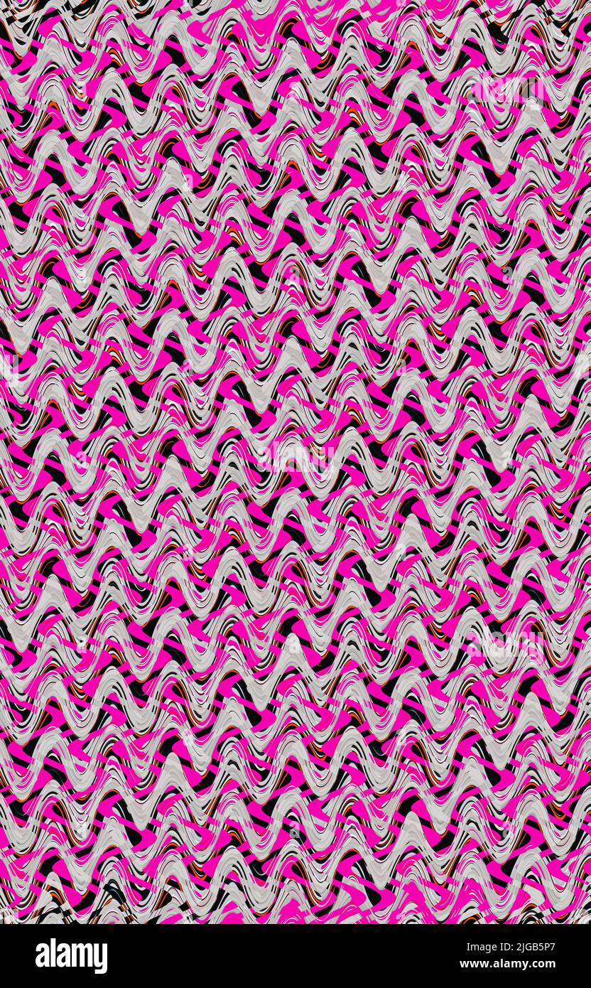 Abstract and contemporary digital art rustic waves design Stock Photo ...