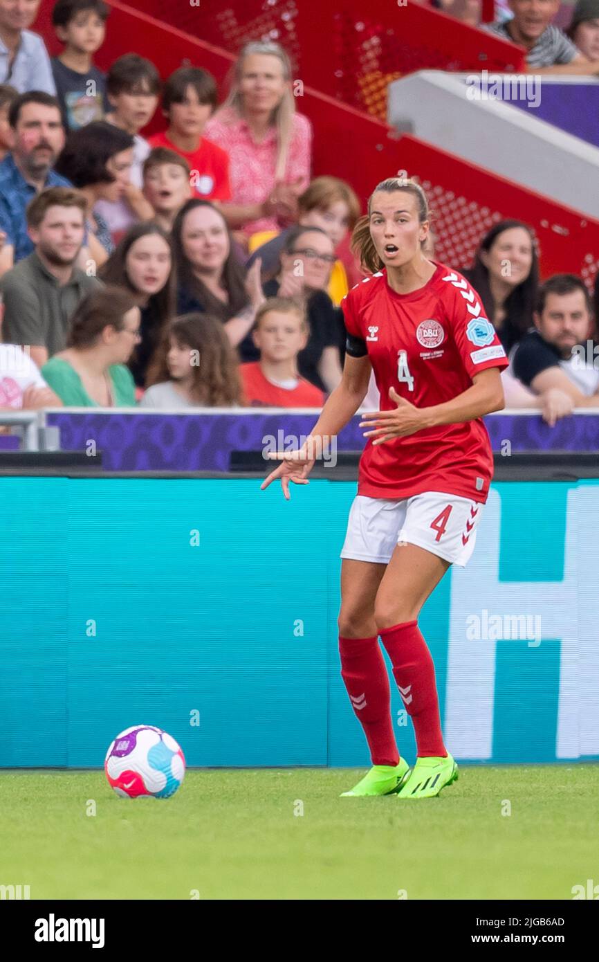 London, UK. 8th July, 2022. Rikke Sevecke (Denmark Women) during the ...
