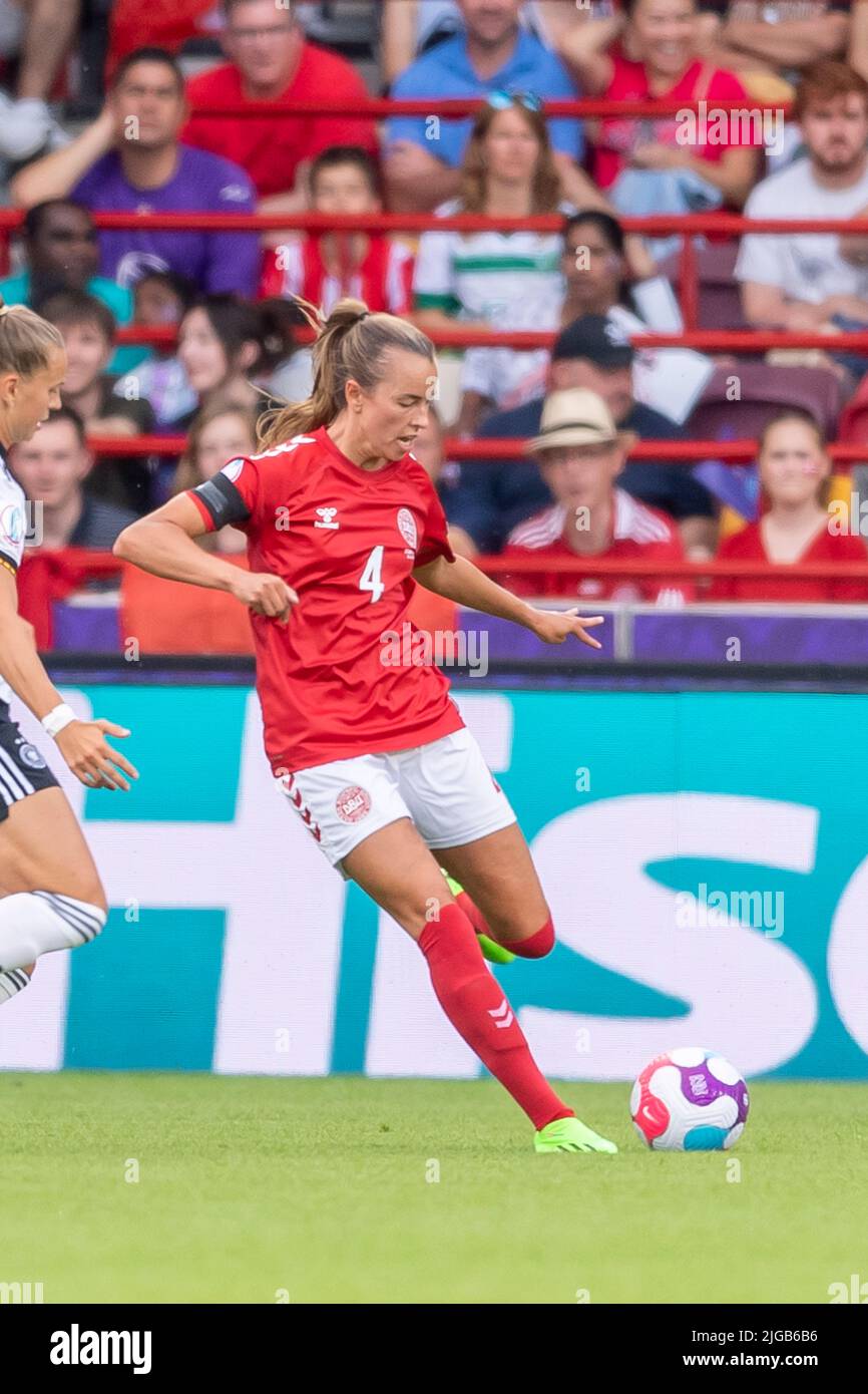 London, UK. 8th July, 2022. Rikke Sevecke (Denmark Women) during the ...